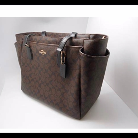 Coach | Bags | Coach Diaper Bag In Signature Canvas | Poshmark
